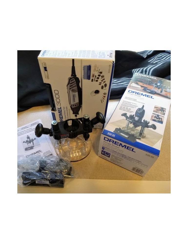BASE FRESADORA 335 DREMEL más DREMEL 3000